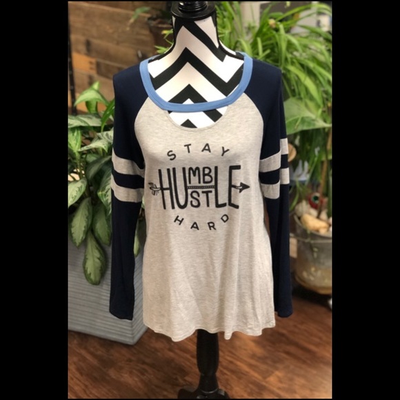 zutter | Tops | Zutter Stay Humble Long Sleeve | Poshmark